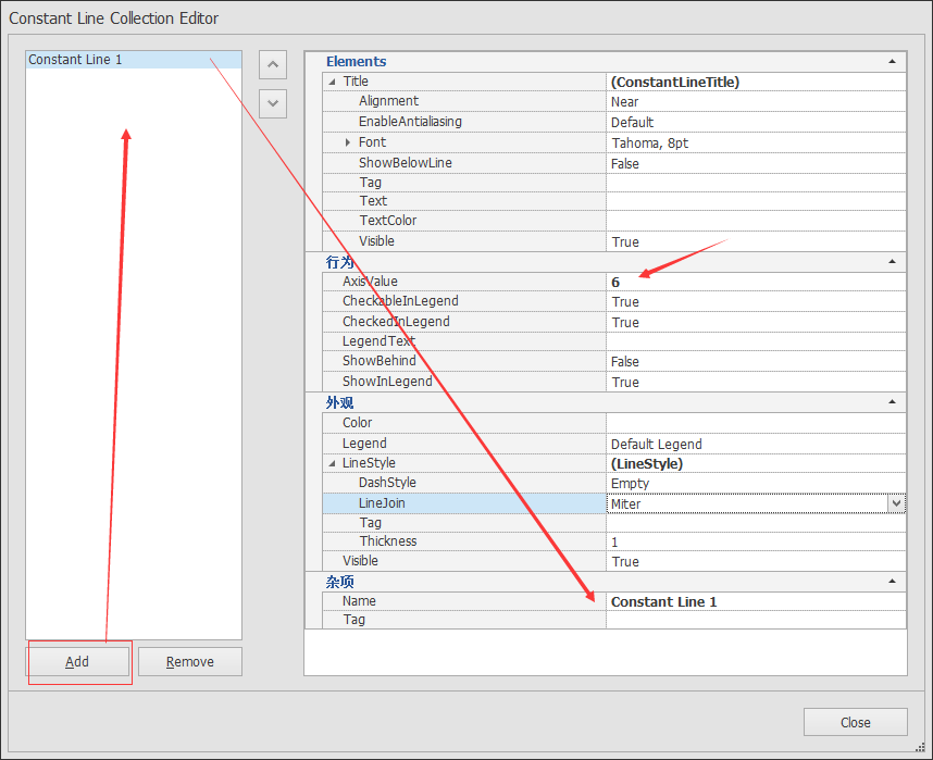 Devexpress ChartControl 显示平均线(垂直x轴和垂直y轴直线)_devexpress constantline-CSDN博客